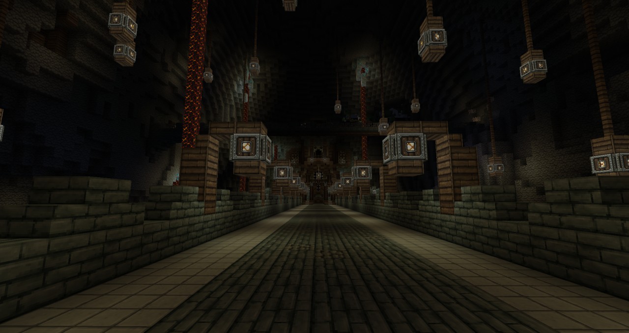 Dwarven city-underground city Minecraft Map