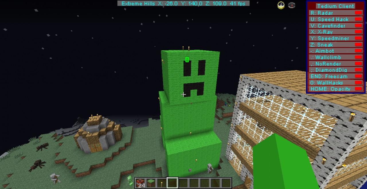 Creeper Minecraft Map