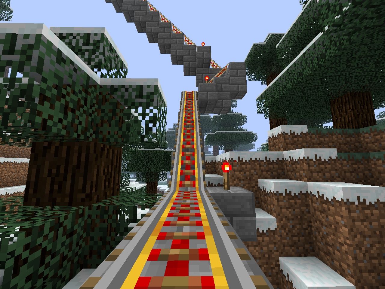My rollercoaster Minecraft Map