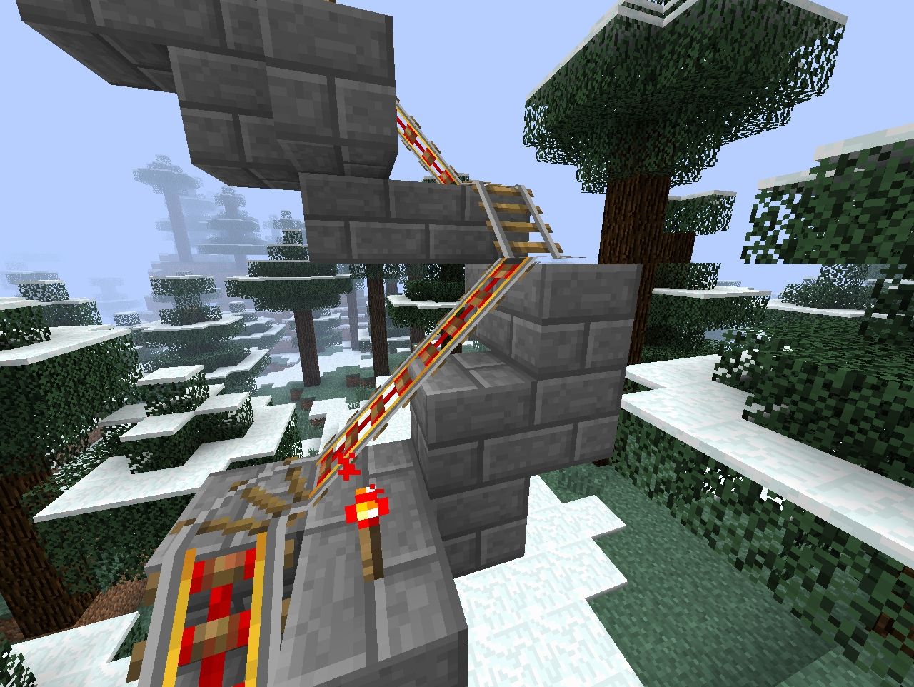 My rollercoaster Minecraft Map