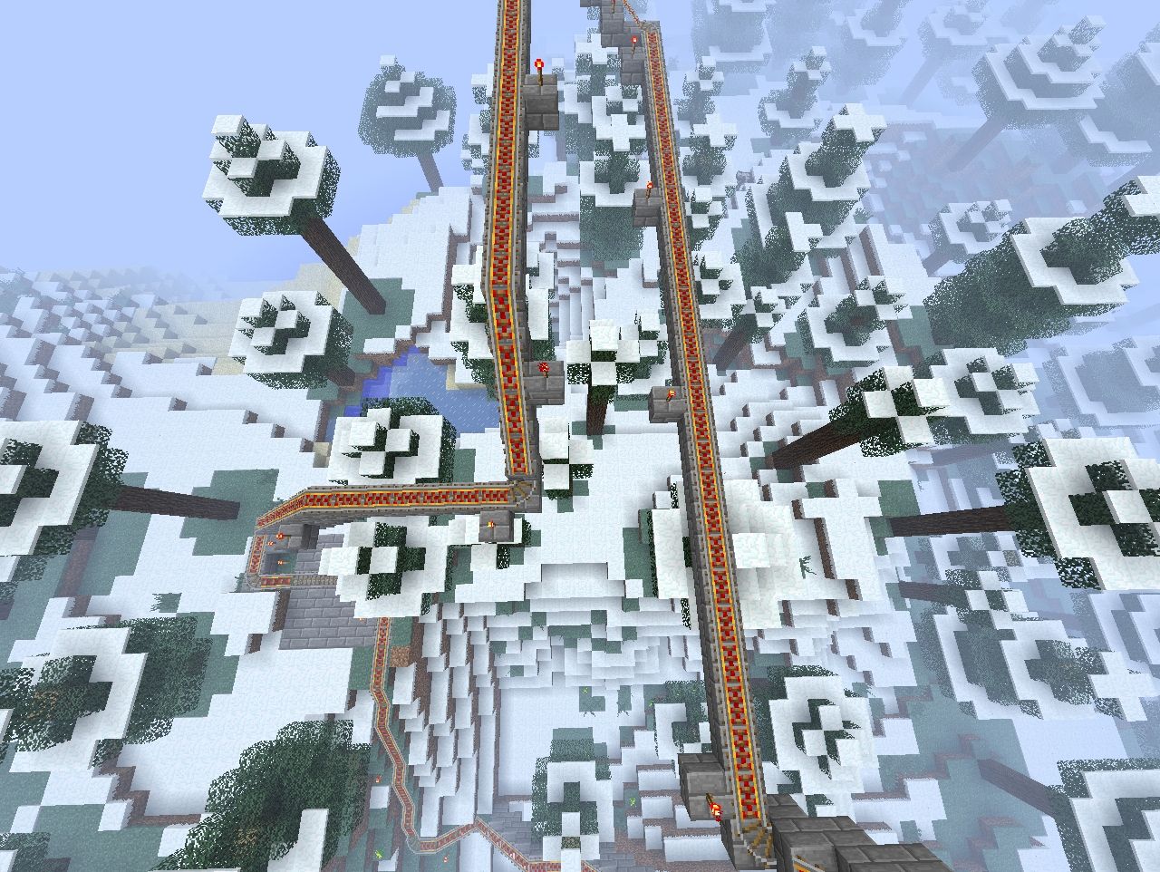 My rollercoaster Minecraft Map