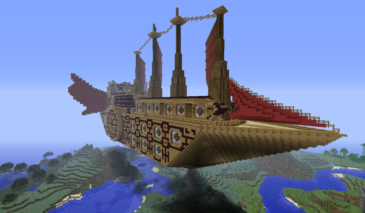 Sky Ship Minecraft Map