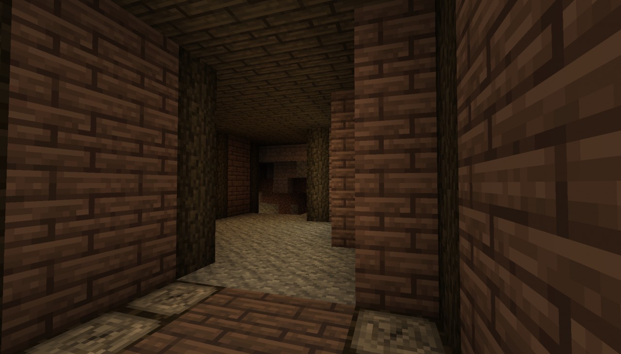Large house on the inside of a mountain Minecraft Map