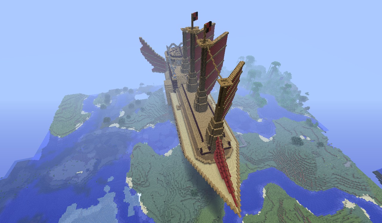 Sky Ship Minecraft Map