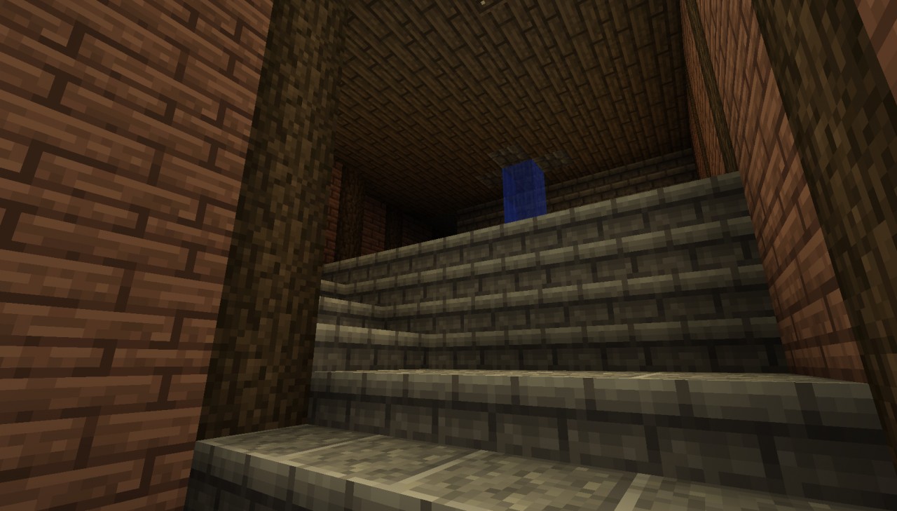 Large house on the inside of a mountain Minecraft Map