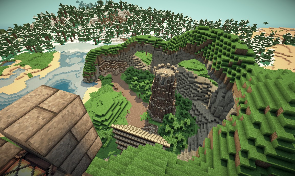 Custom Terrain! Minecraft Map
