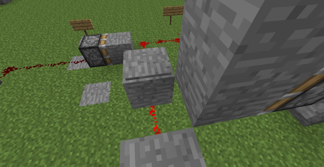 Redstone switches and a lock Minecraft Map
