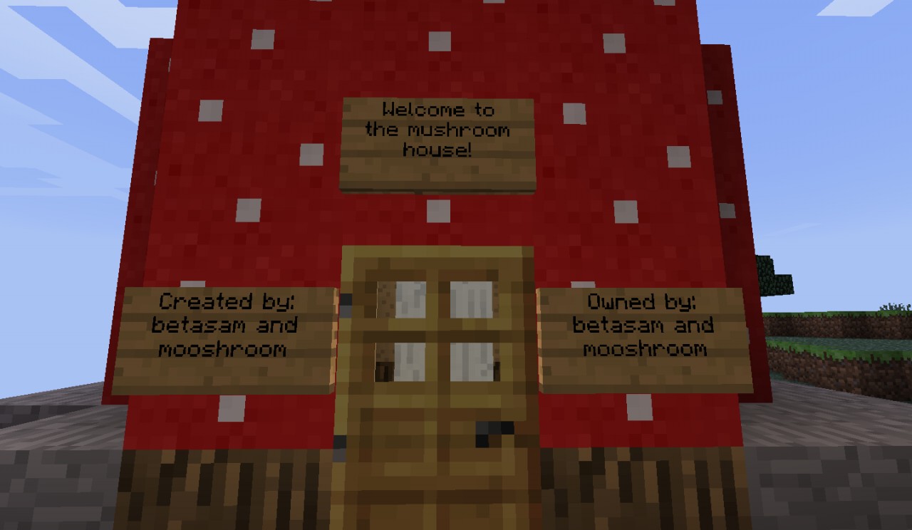 Mushroom house Minecraft Map
