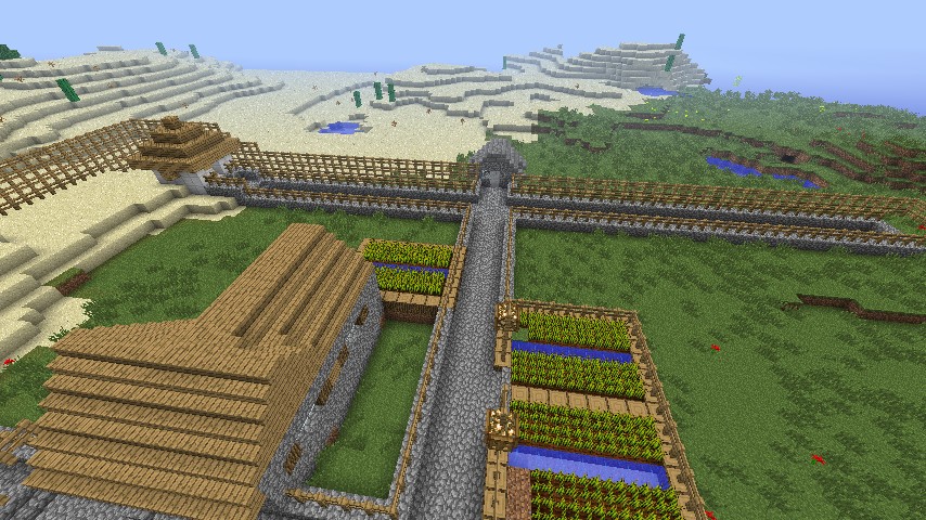 Redesigned NPC Village Minecraft Map