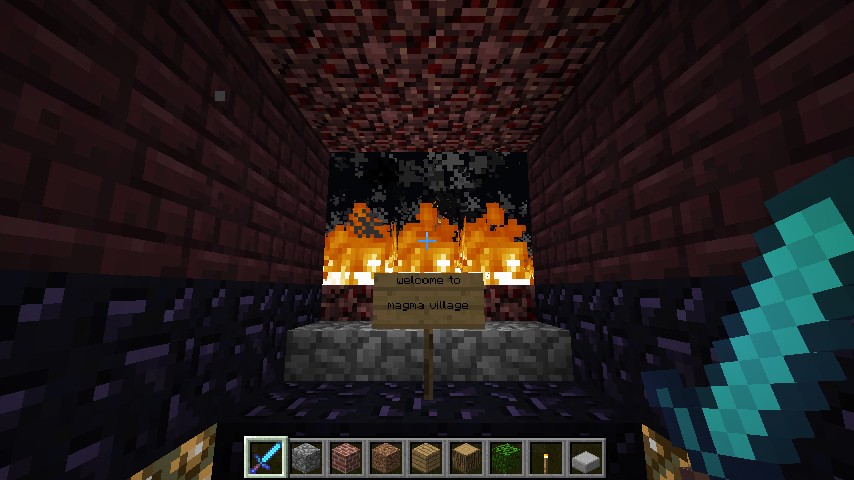 magma village Minecraft Map