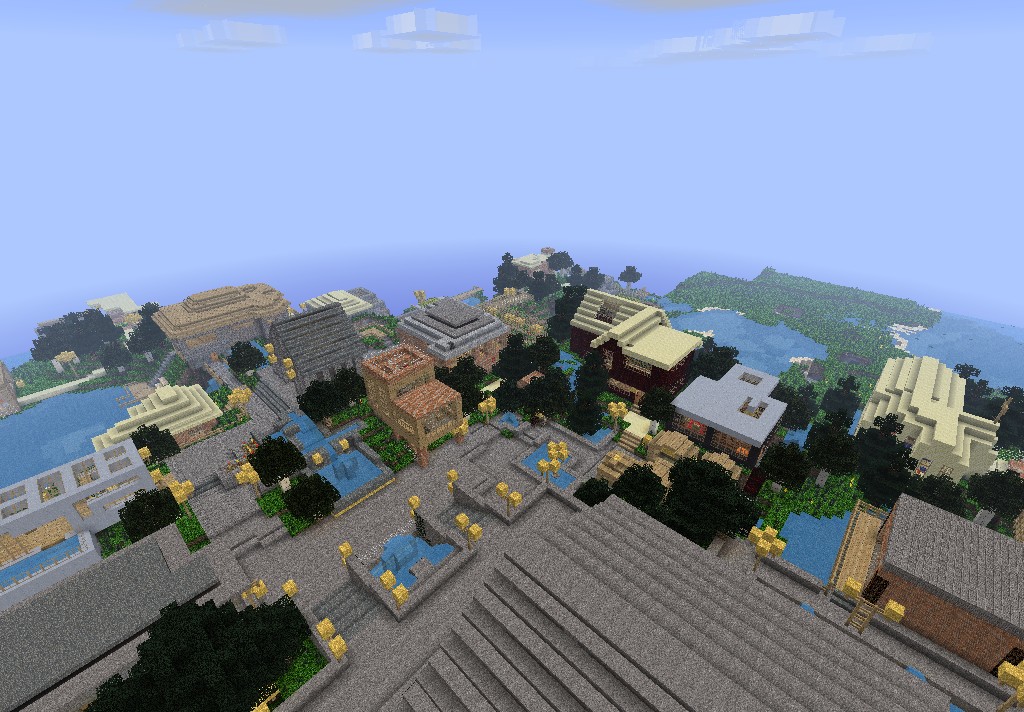 Banazech The Modern Village Minecraft Map