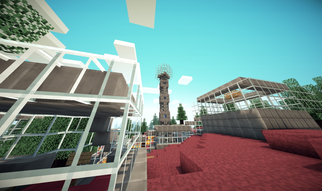 Post-apocalyptic Base Minecraft Map