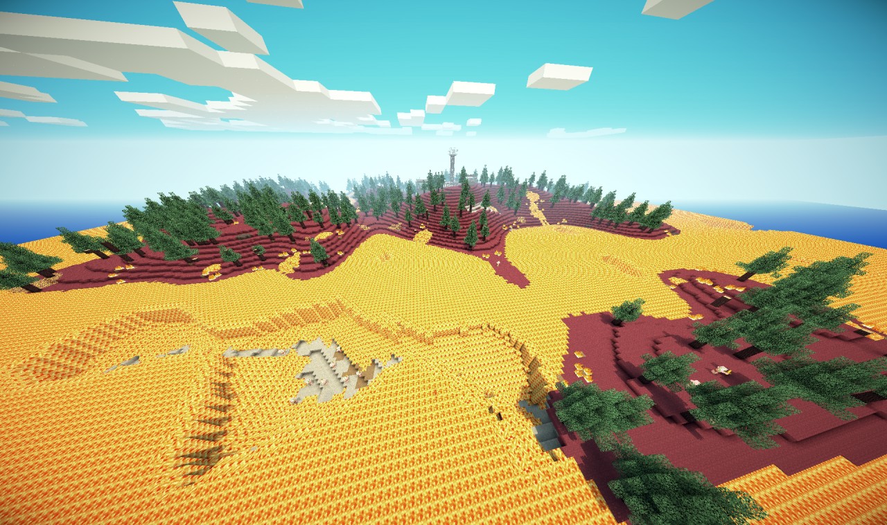 Post-apocalyptic Base Minecraft Map