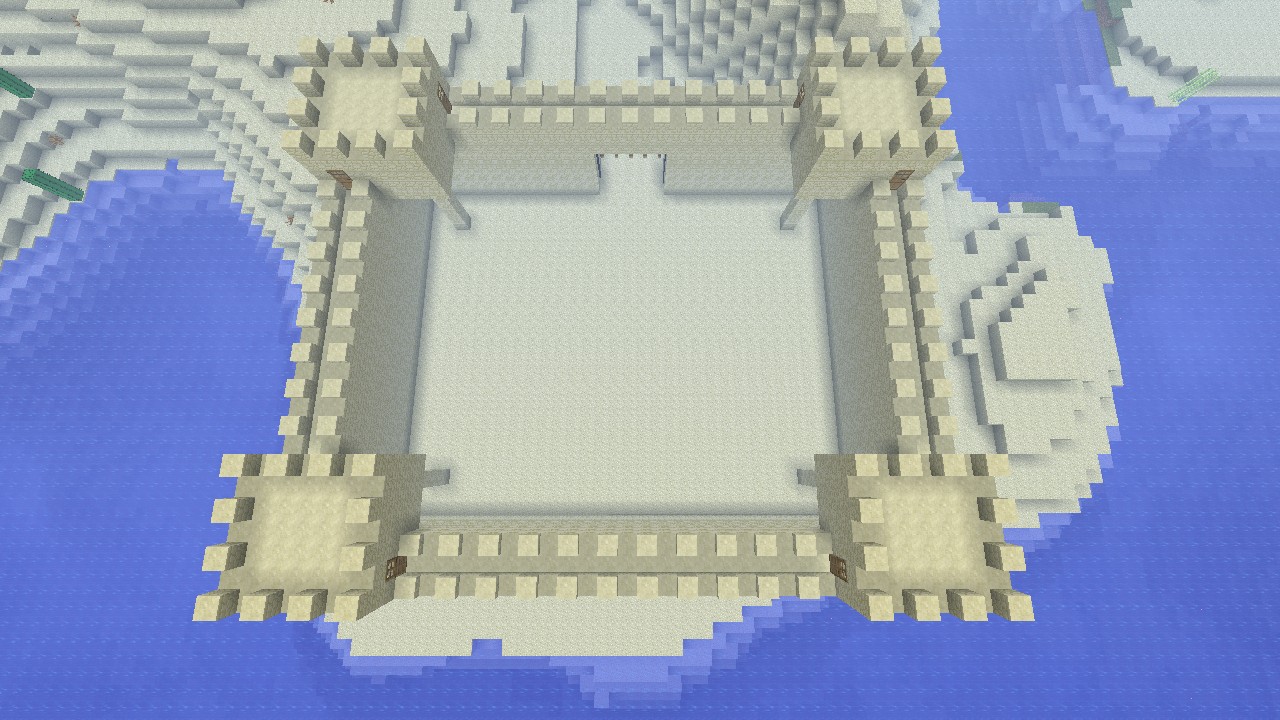 Survival Sandstone and Obsidian Base Castle [Recomend Too Many Items ...