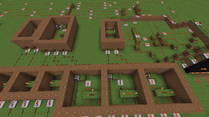 Binary Bcd To 7 Segment Display Converter Minecraft Map