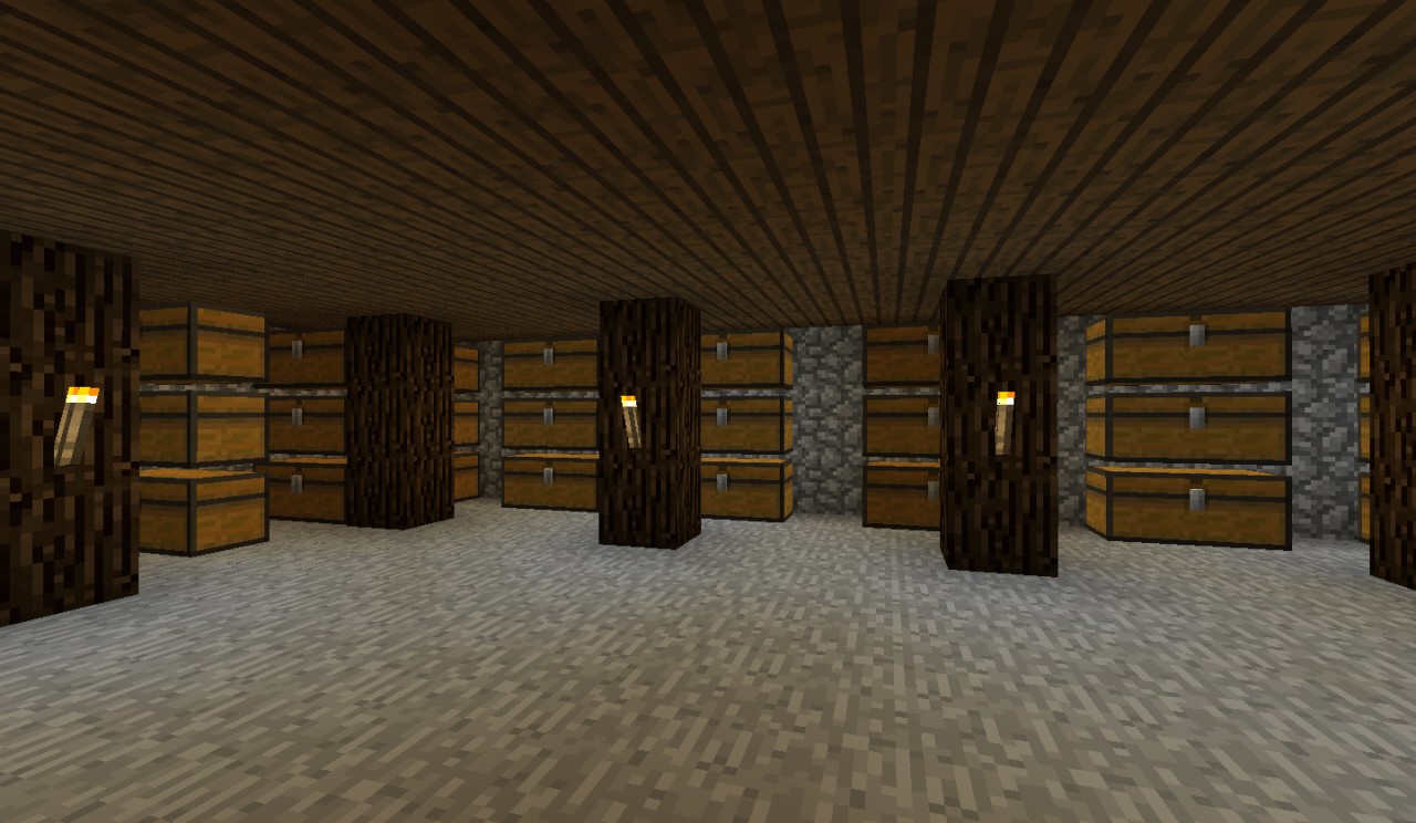 Japanese castle, expanded Minecraft Map