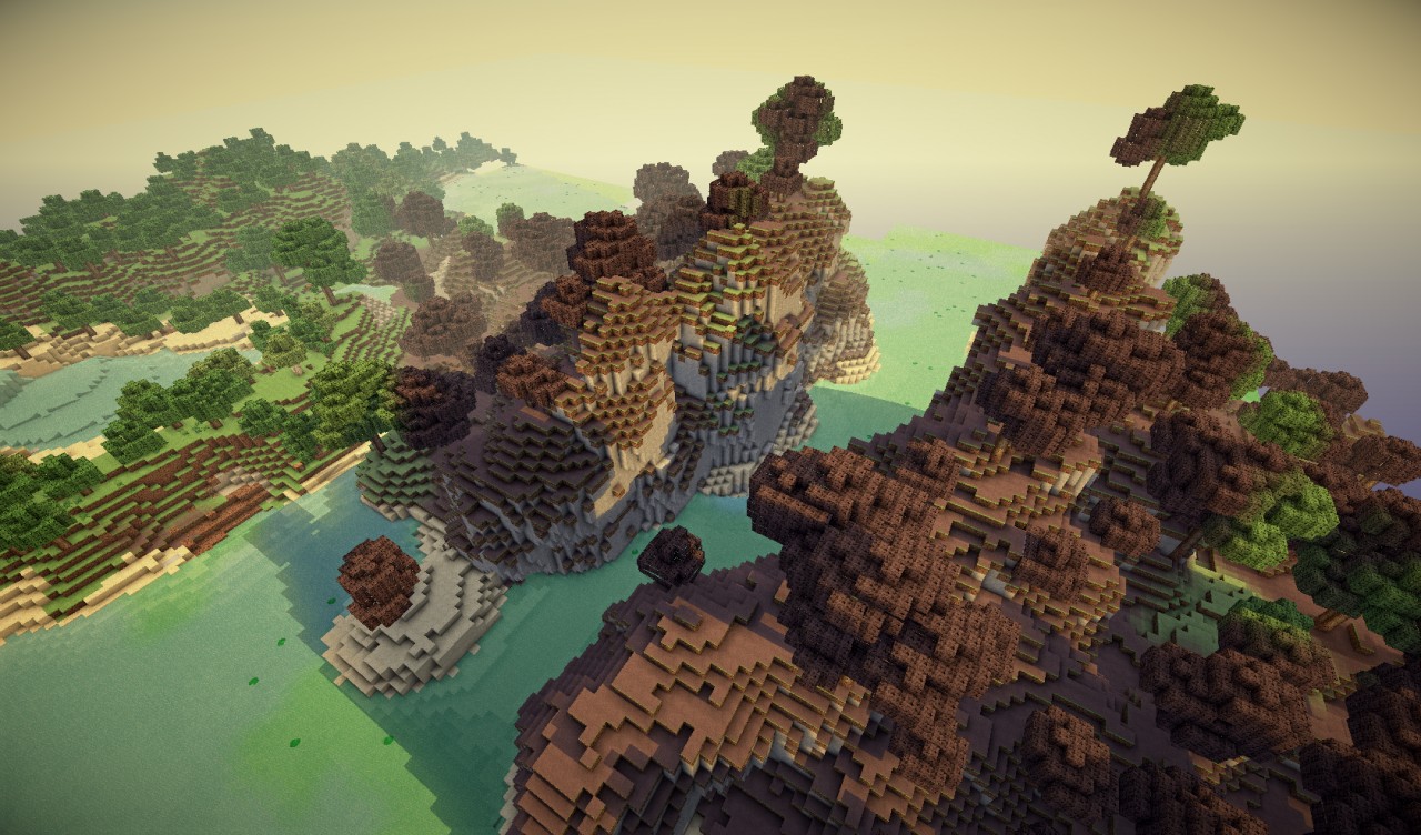 Visel Custom terrian Minecraft Map