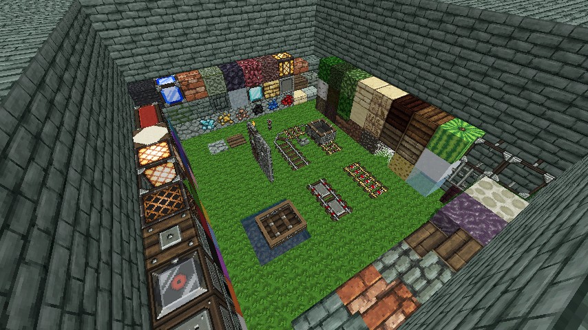 Minecraft showcase texturepack 1.2.5 Minecraft Map