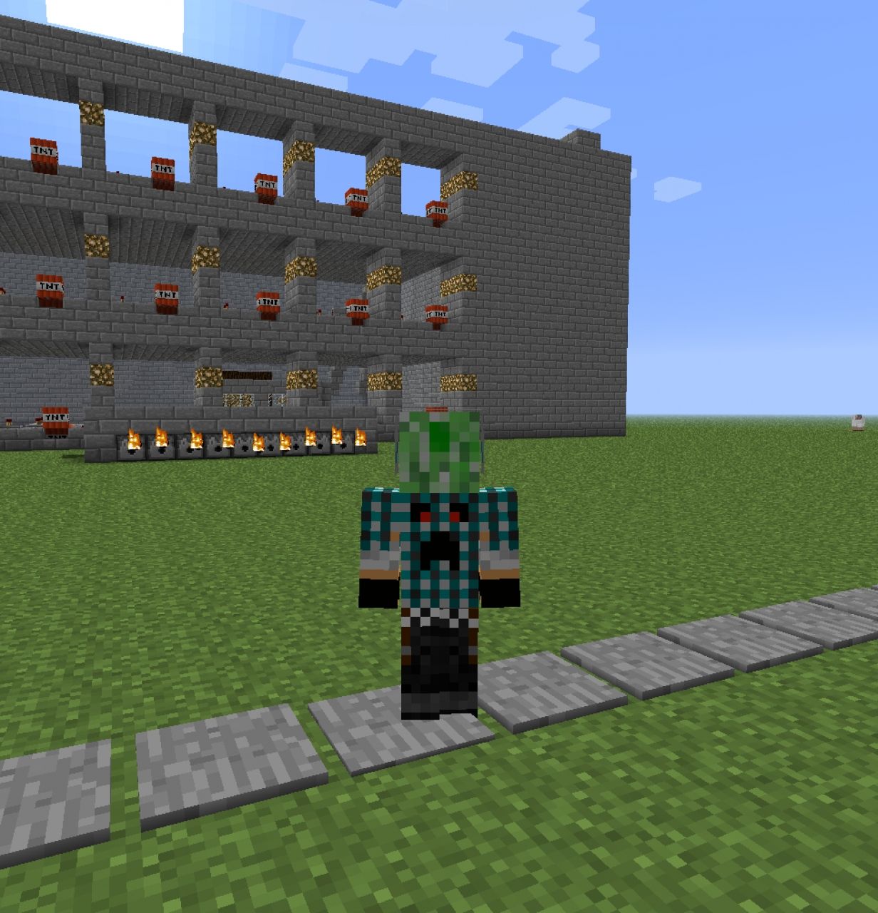 Castle WAR! ft. TNT ! Minecraft Map