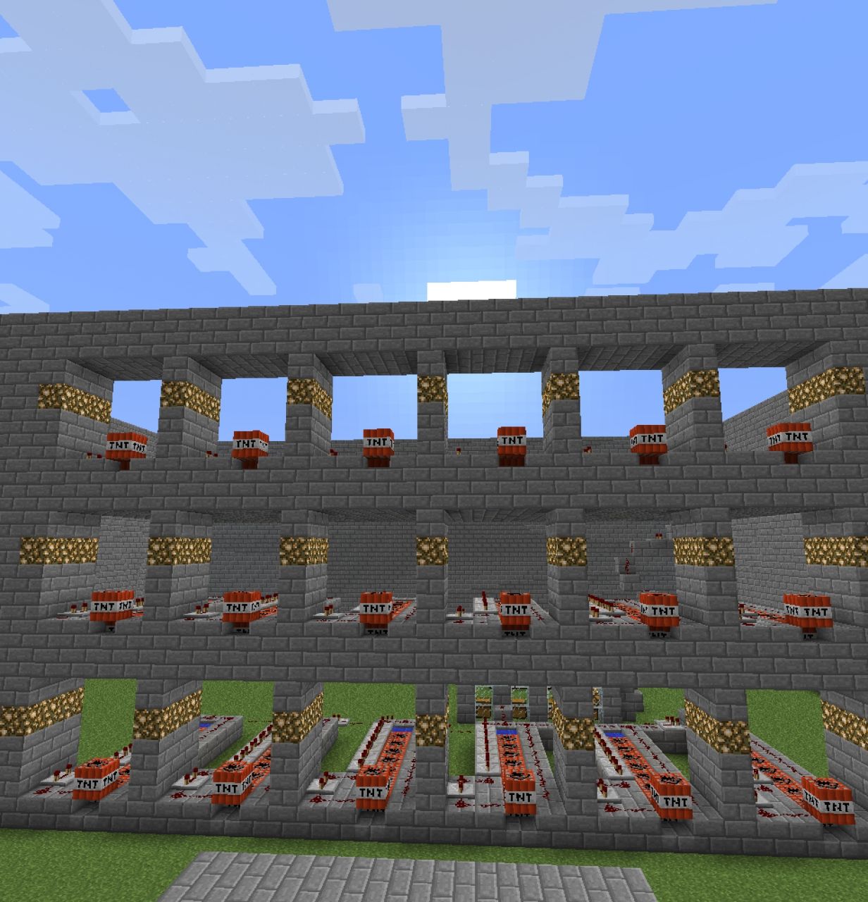 Castle WAR! ft. TNT ! Minecraft Map