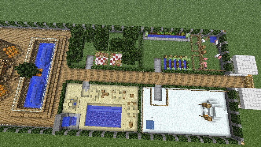 Multi Seasons HillSide Minecraft Map