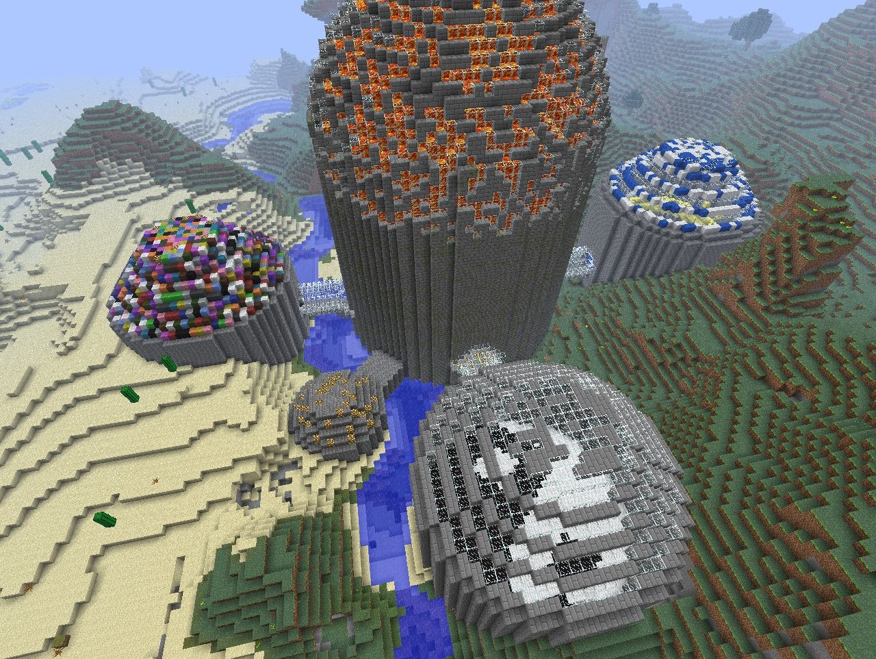 Spawn point for Inspire (different displays of each Guild) Minecraft Map