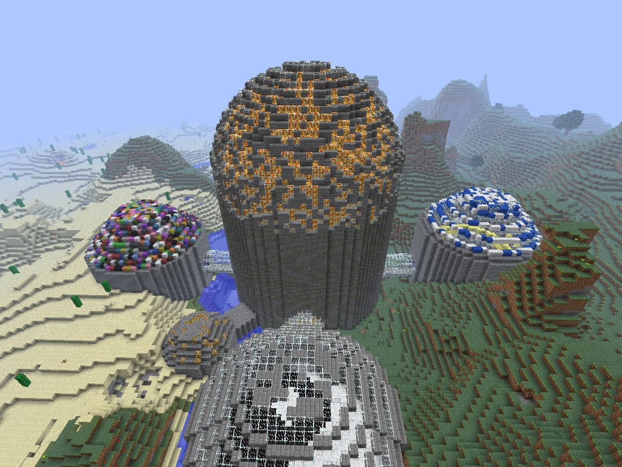 Spawn point for Inspire (different displays of each Guild) Minecraft Map