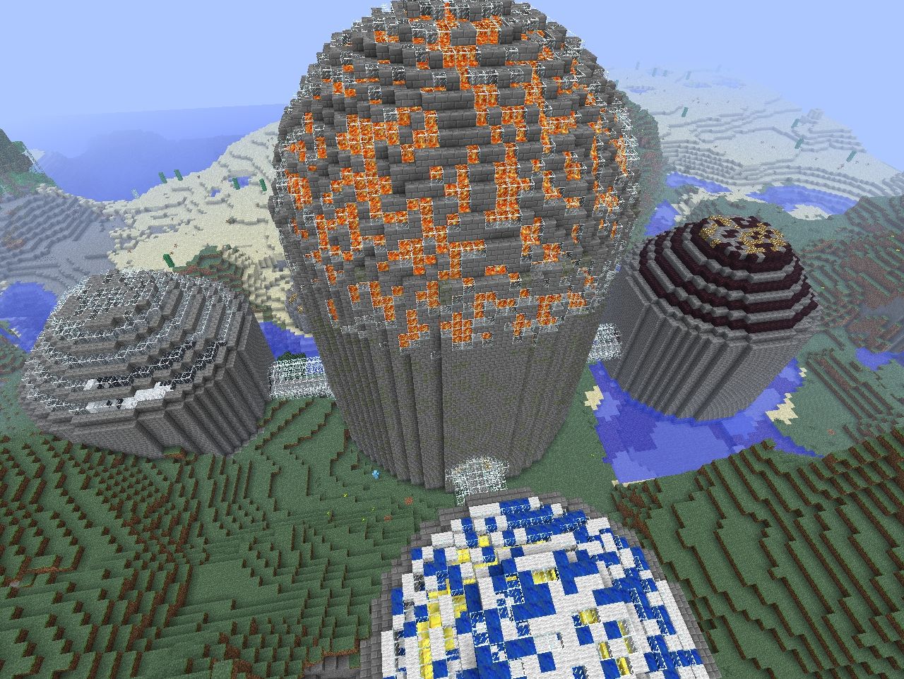 Spawn point for Inspire (different displays of each Guild) Minecraft Map