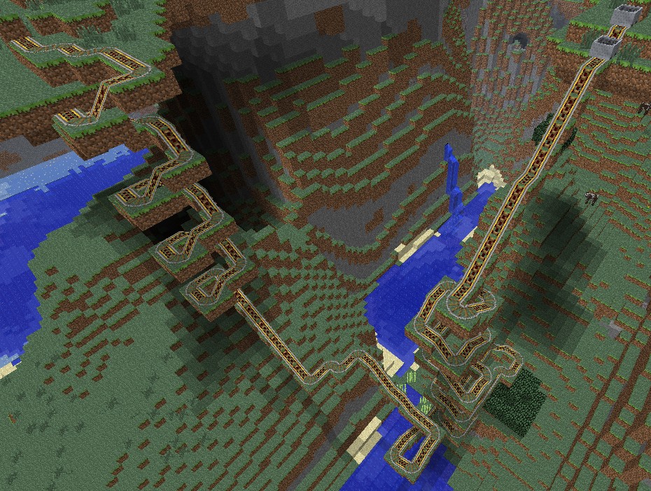 Crazy coaster Minecraft Map