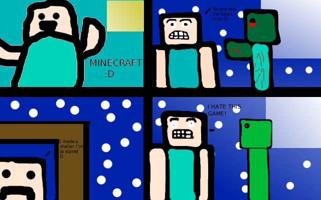 Minecraft Comic! :D "READ DESC TO UNDERSTAND ORDER OF COMIC"