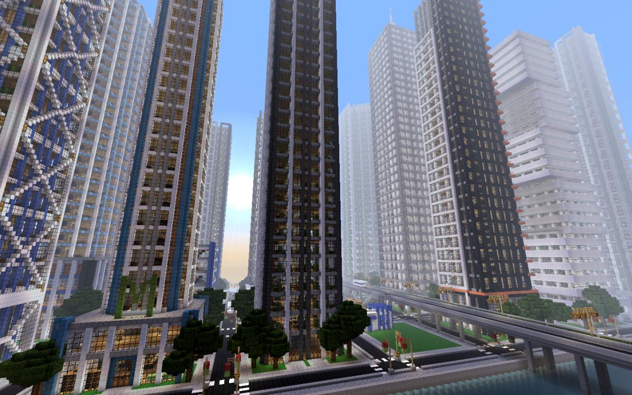 Detailed City (New Crafton) --Work In Progress-- Minecraft Map