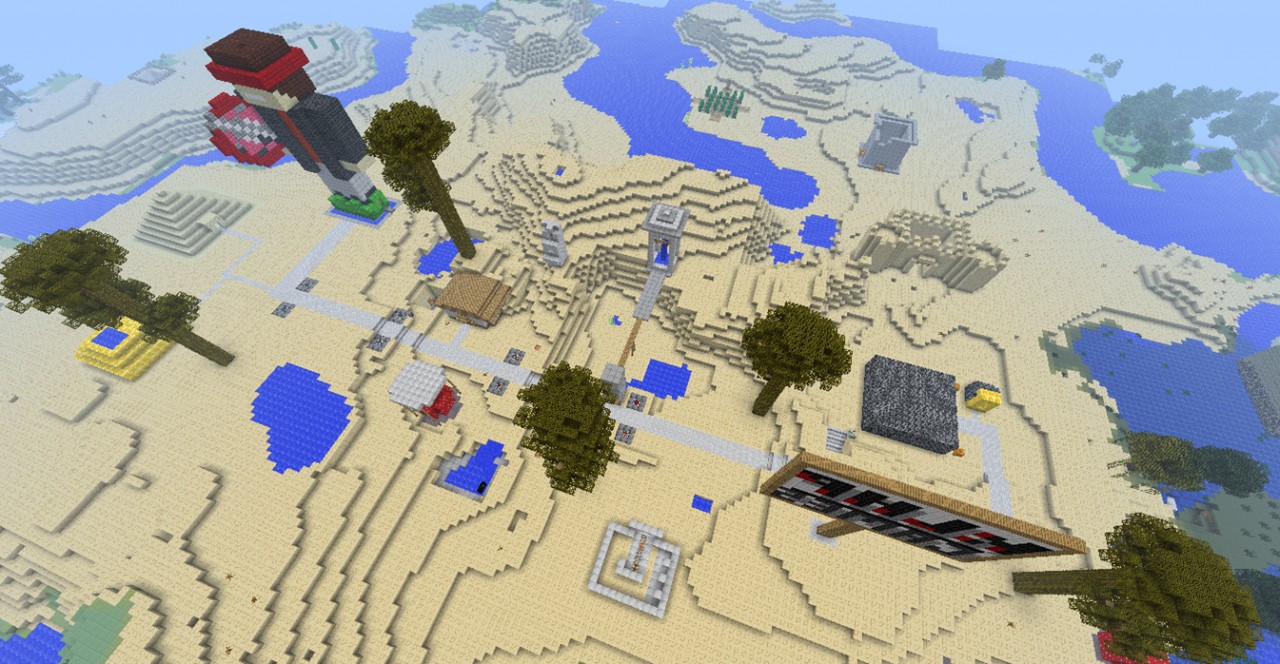 The hippie lands Minecraft Map