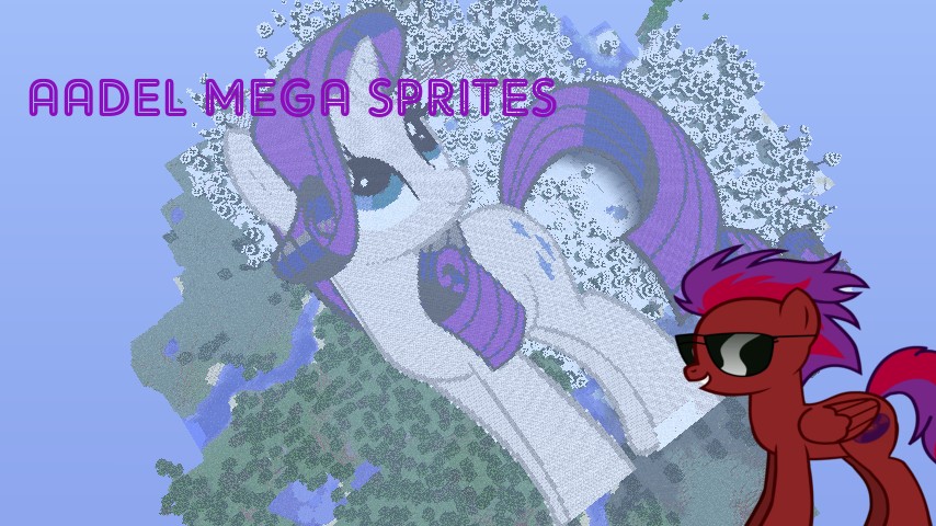 ★Aadel Mega Sprites ★-Mlp Rarity Minecraft Map