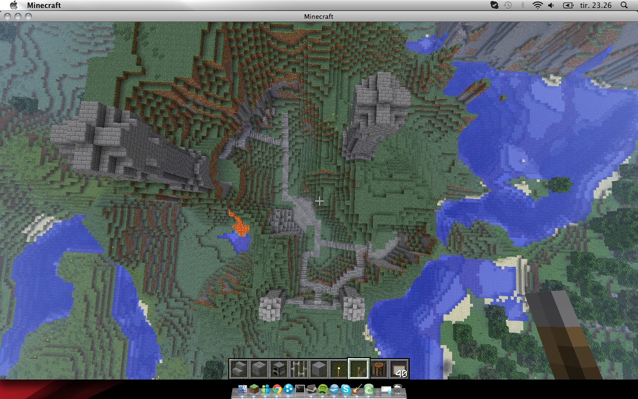 Mountain Fortress/City Minecraft Map