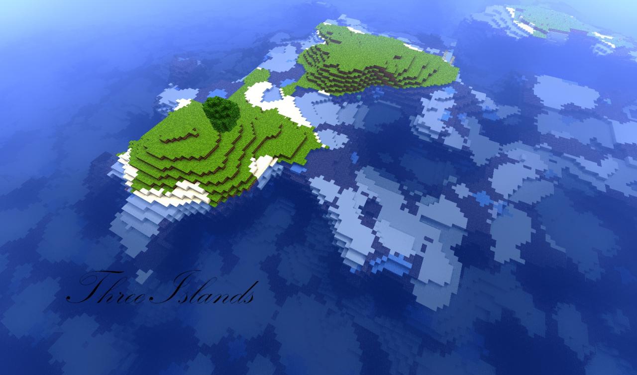 Three Islands Minecraft Map