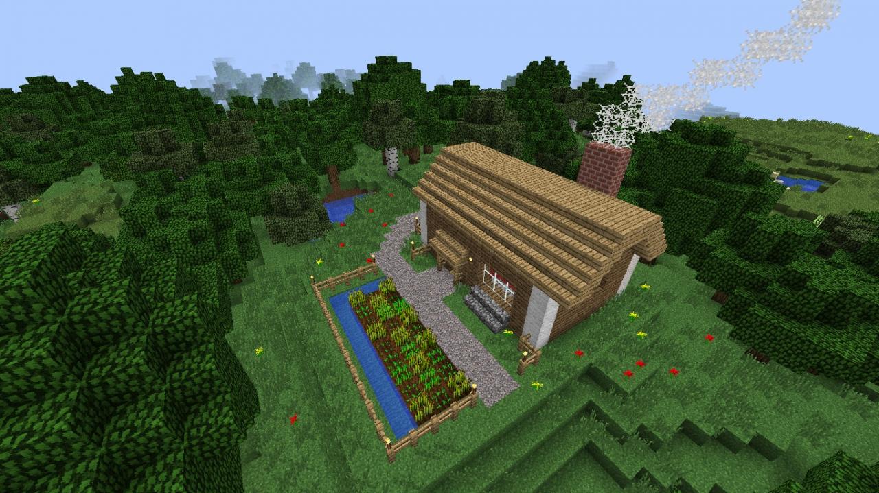 Tranquil Farmhouse Minecraft Map