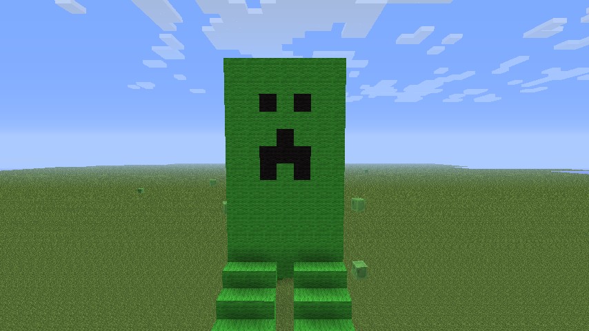 Giant creeper Minecraft Map