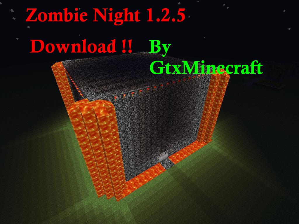 Zombie Night 1.2.5 Minecraft Map