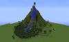 93 Block Tall Hand Built Mountain Minecraft Map