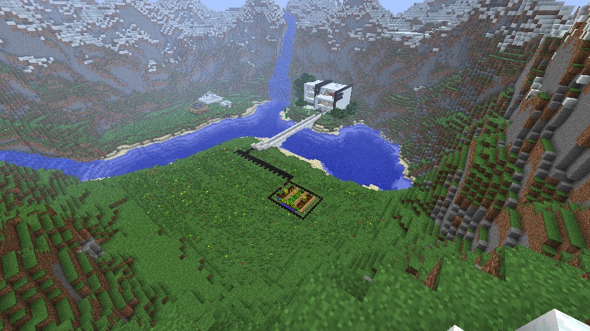 Cool in the mountains of the world Minecraft Map