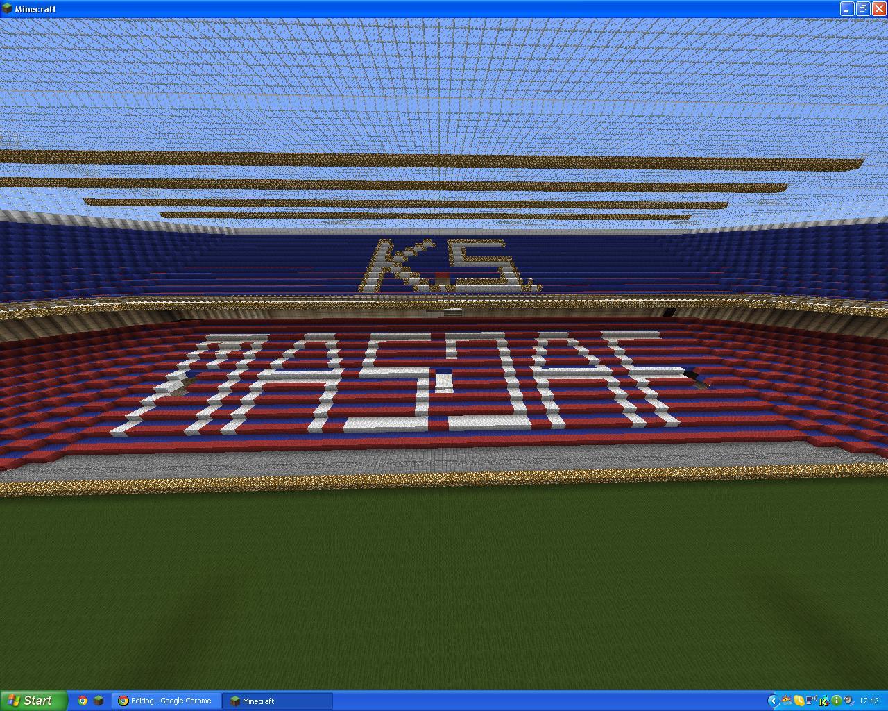 Big Football Stadium Minecraft Map