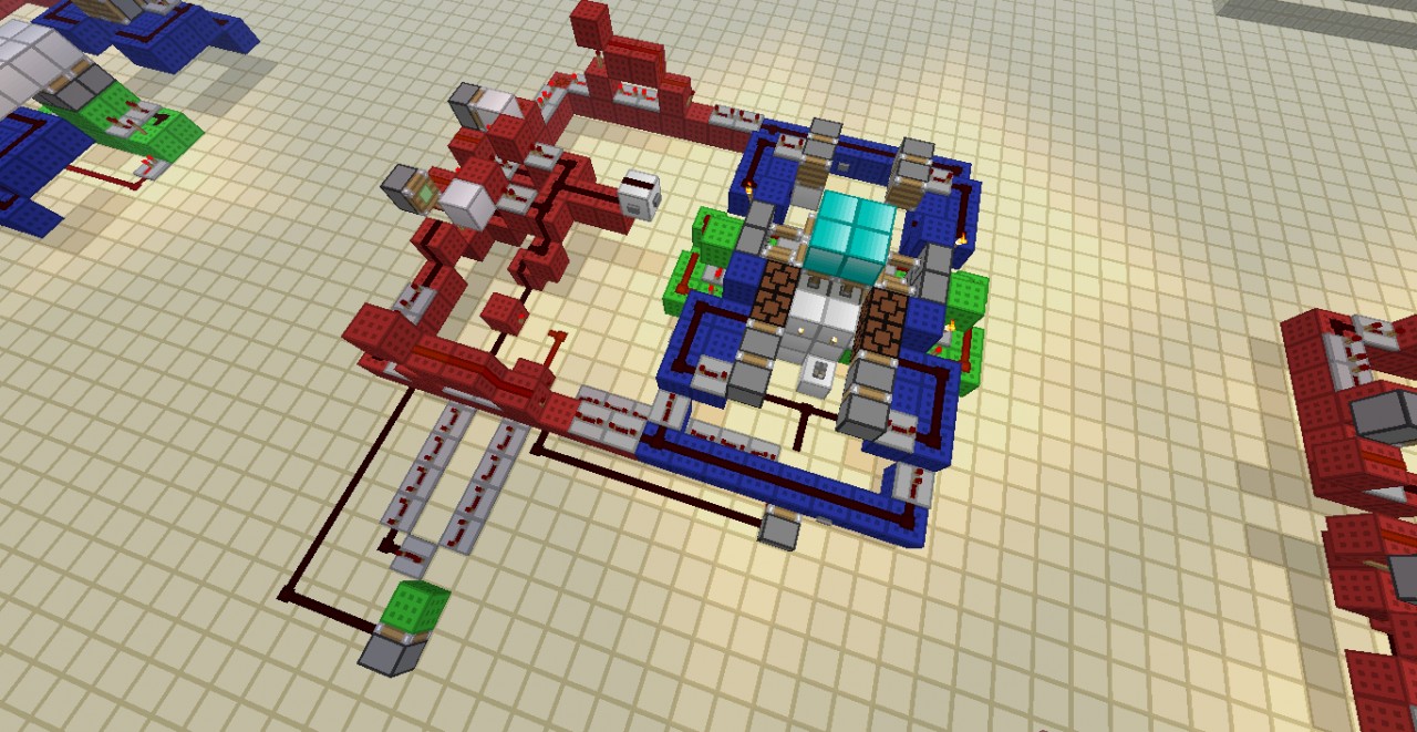 Floor block switcher 2x2 lamps [v.1] Minecraft Project