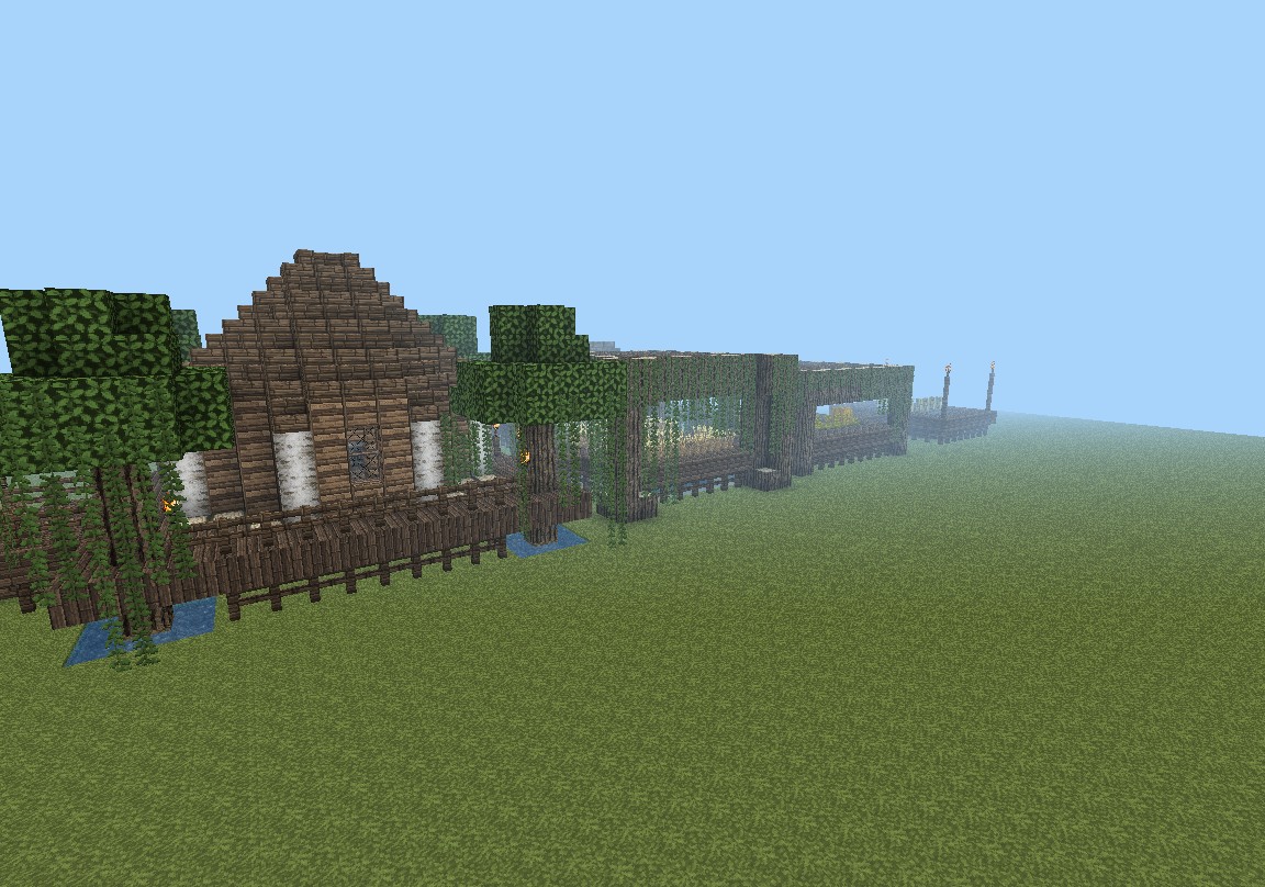 Wood lodge Minecraft Map