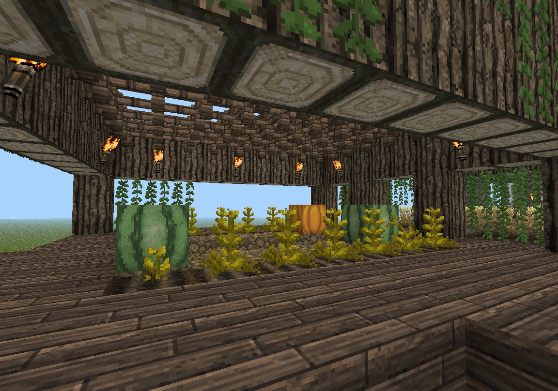 Wood lodge Minecraft Map