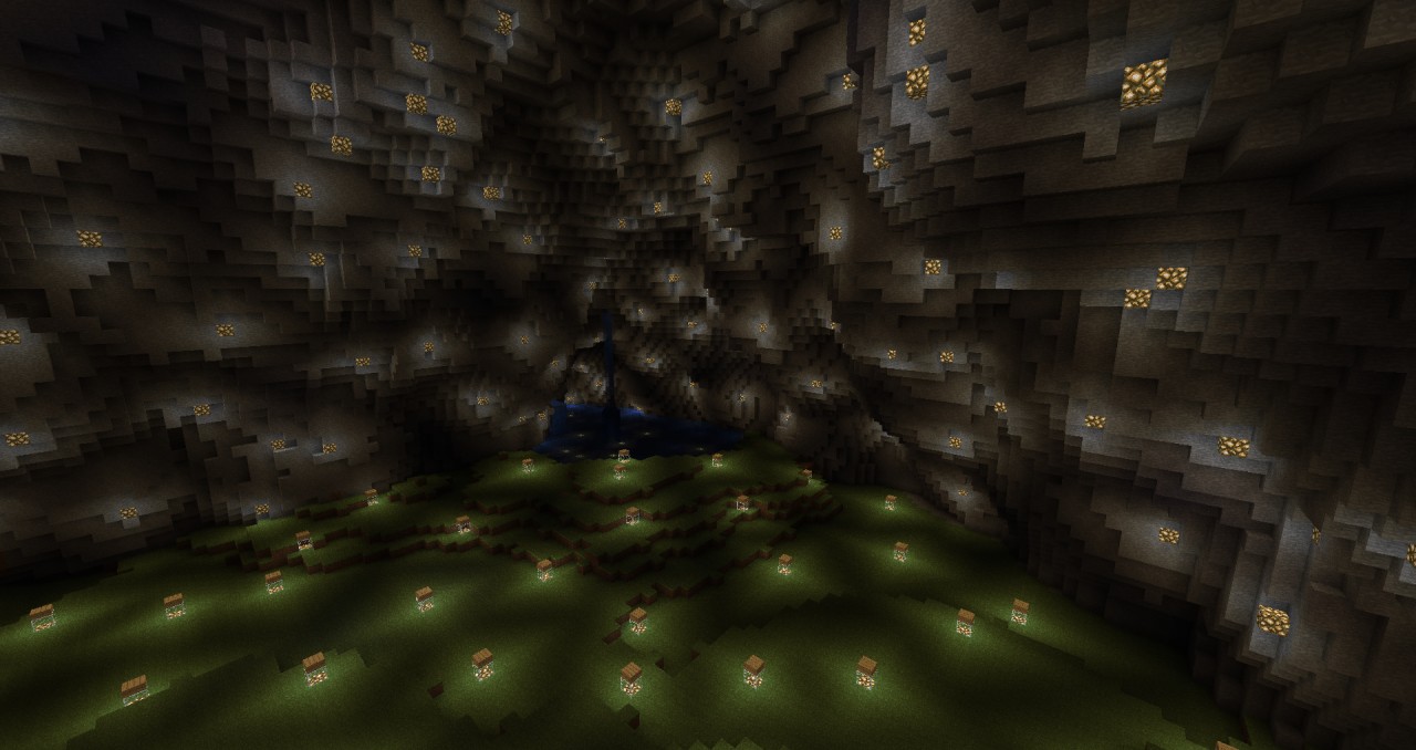 Village in the cave Minecraft Map