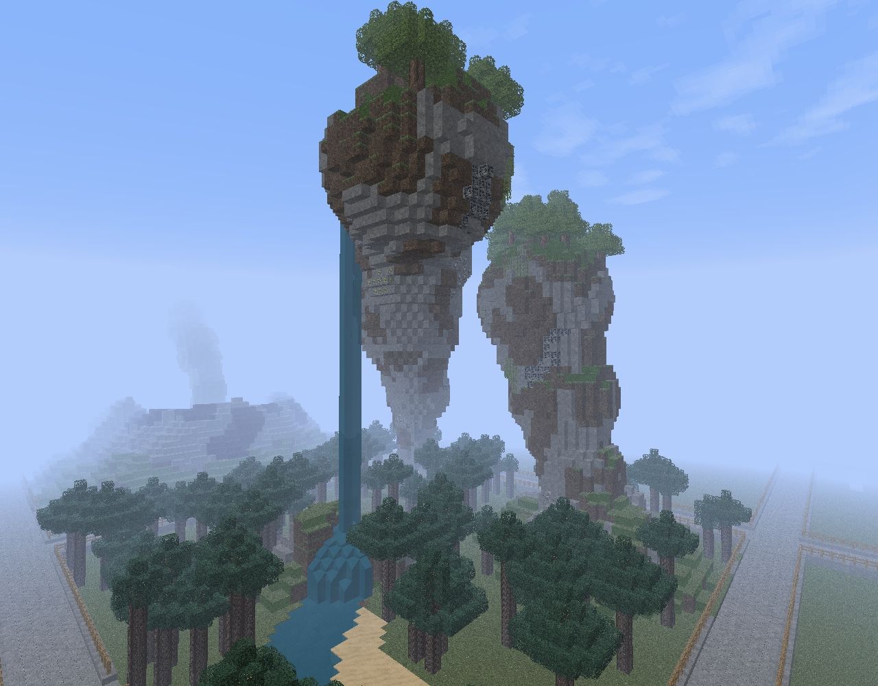 Epic landscape sculpture Minecraft Map