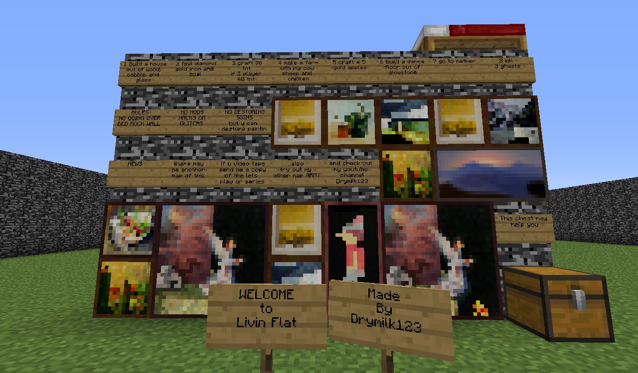 Livin Flat Minecraft Map