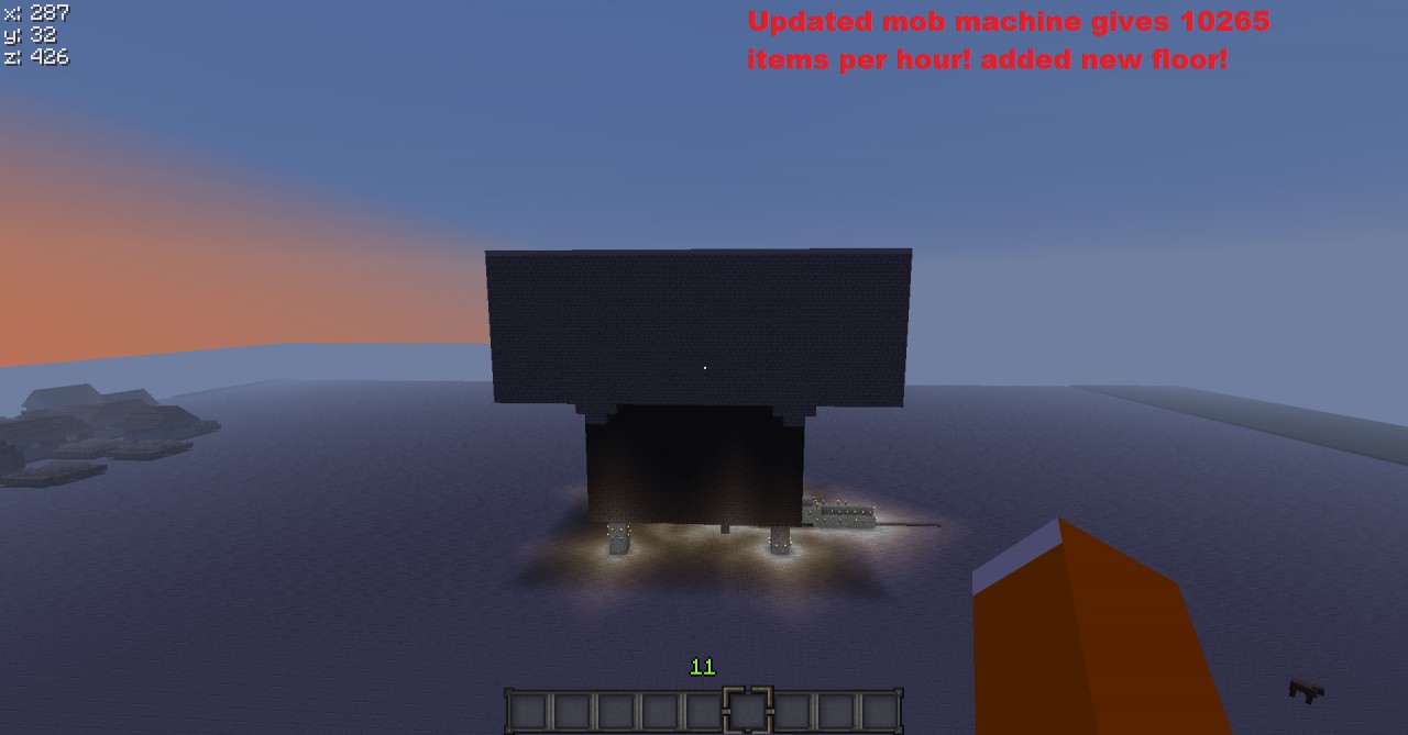 Updated Mob machine gives amazing 10265 items per hour!! Minecraft Map
