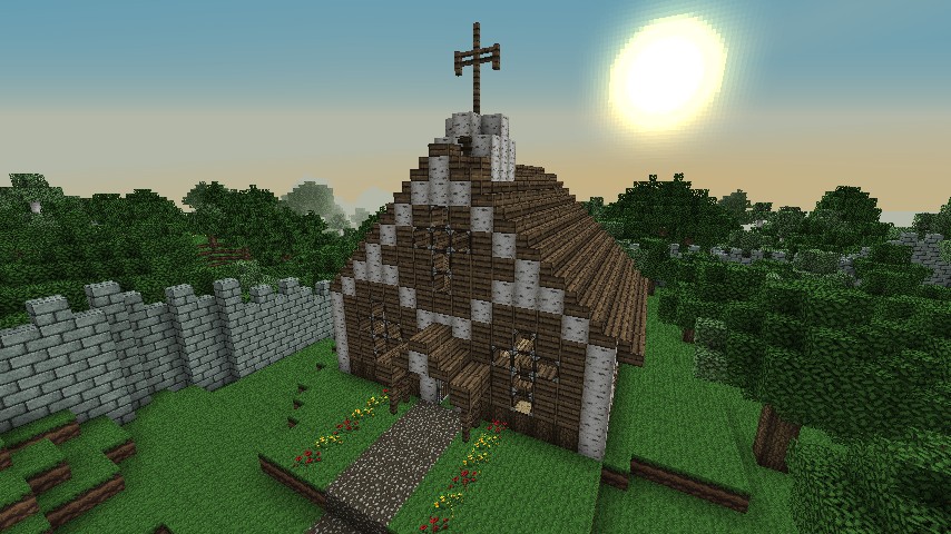 Minecraft: Chapel [TimeLapse] HD Minecraft Blog