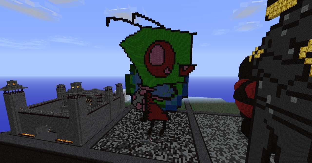 Invader Zim Speed Build Minecraft Project